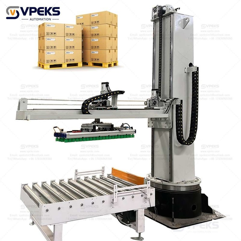 Automated Palletizer With Schneider Electric Components And XINJIE Servo Motor For Low Level ...