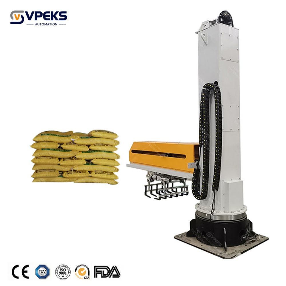 Case Pallet Stacker Machine 600 Bags/Hour Automatic