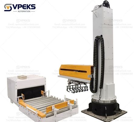 Drum Automatic Palletizer Machine With ABB Pallet Robot