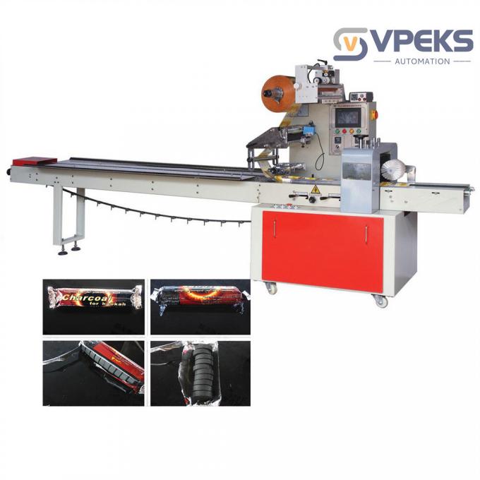 2.6KW Single Phase Horizontal Flow Pack Wrapping Machine